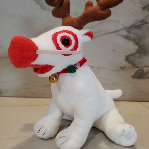 Target | Other | 205 Target Bullseye Collectible Dog Dressed As Rudolph ...